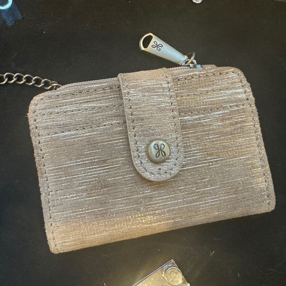 HOBO | Bags | Hobo New Cork And Gold Speckled Small Wallet | Poshmark